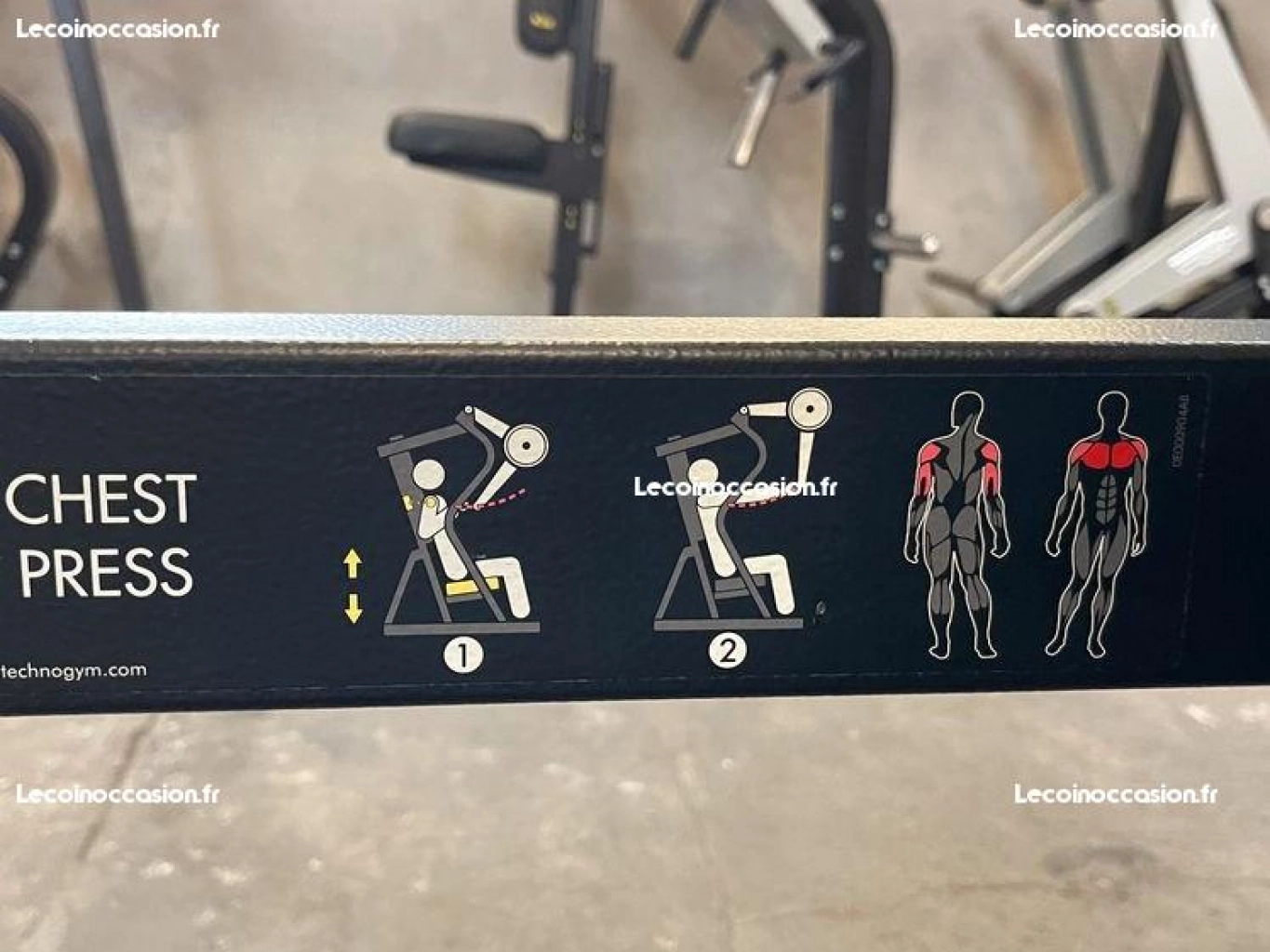 Musculation | chest press pure / pectoraux strength technogym mg0500 ...